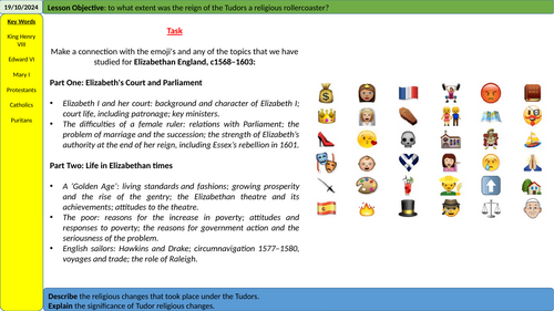 Religious Changes during the Tudor Era | Teaching Resources
