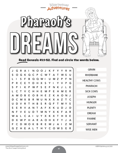 The Life of Joseph Activity Book | Teaching Resources