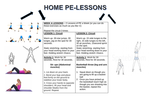 Home PE Lessons | Teaching Resources