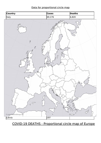 The Geography of a Pandemic (CoronaVirus) | Teaching Resources