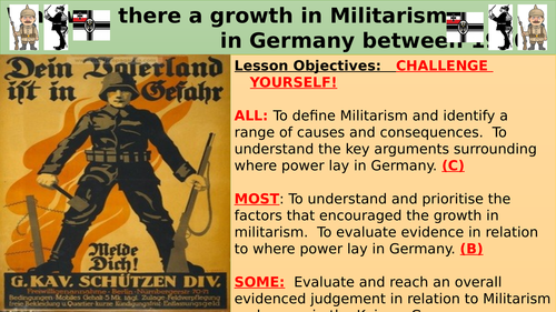 Militarism in Germany 1900 - 1914 - Causes of WW1 | Teaching Resources