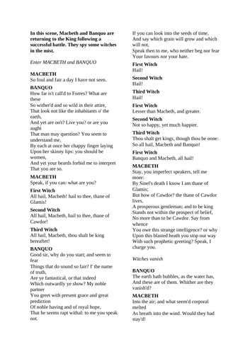 Shakespeare Heroes and Villains SOW | Teaching Resources