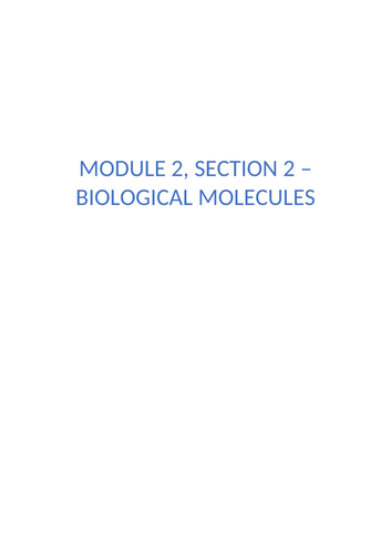 OCR Biology A-Level Complete Notes | Teaching Resources