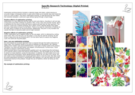 A-Level Fashion & Textiles Coursework Example | Teaching Resources