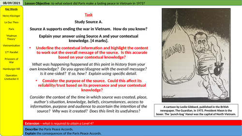 The Paris Peace Accords, 1973 | Teaching Resources