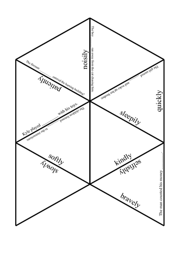 Adverb Tarsia Puzzle | Teaching Resources