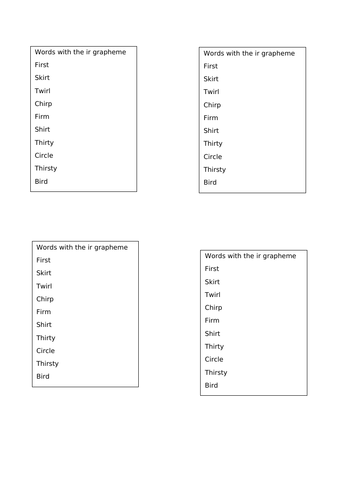 Spelling pack for year 1 | Teaching Resources