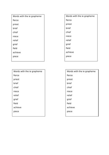 Spelling pack for year 1 | Teaching Resources