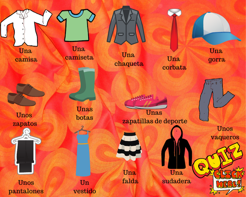 ¿Qué vas a llevar? Spanish Clothes | Teaching Resources