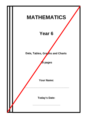 Year 6 Data Handling Booklet - 10 Pages | Teaching Resources