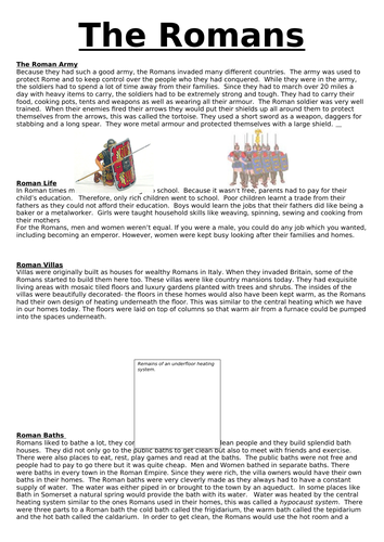 Year 3 or 4 Romans English Planning (8 Weeks) | Teaching Resources