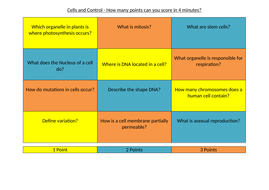 Recall Starter Activities:Biology | Teaching Resources