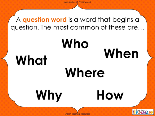 Question Marks - Year 1 | Teaching Resources