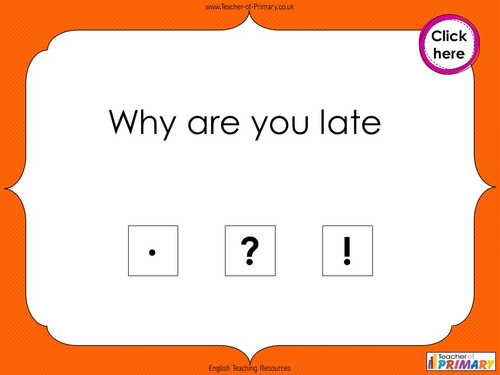 Question Marks - Year 1 | Teaching Resources