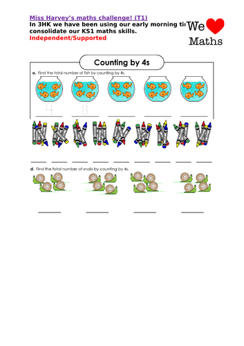 Early morning activities - Year 3 | Teaching Resources