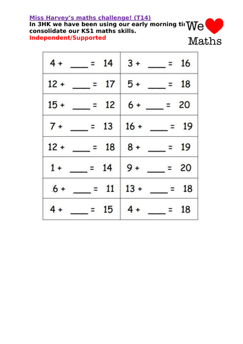 Early morning activities - Year 3 | Teaching Resources
