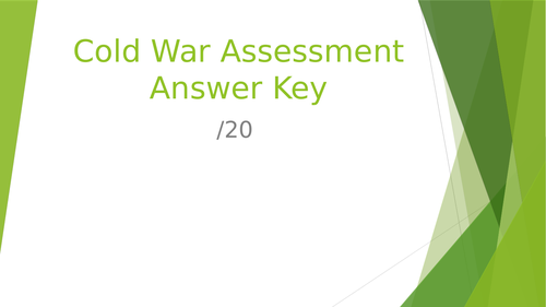 Early Tensions and the Development of the Cold War Content Assessment ...