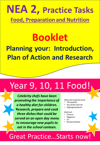 Nea 2 Food Workbooks - Introduction, Plan of Action for Research and ...