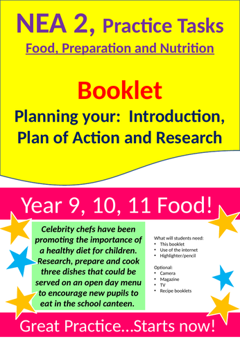 Nea 2 Food Workbooks - Introduction, Plan of Action for Research and ...