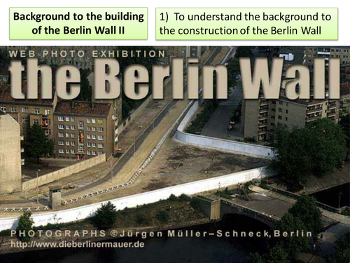 Berlin Wall and Crisis (Inc U2 Incident) | Teaching Resources