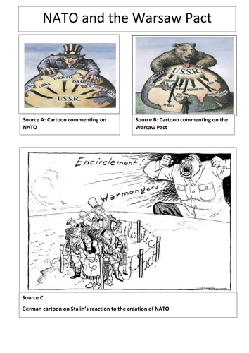 NATO and the Warsaw Pact - Including Source Activity Sheet and ...