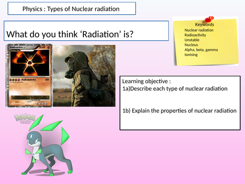 Type of nuclear radiation | Teaching Resources