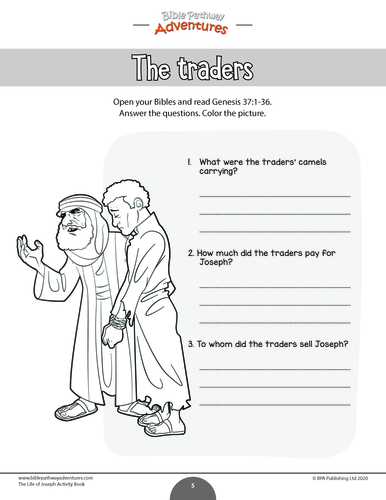 FREEBIE: Joseph Activity Pack | Teaching Resources