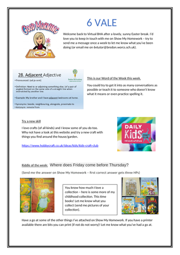 Class Newsletter (Stay Home - Covid-19) (updated) | Teaching Resources