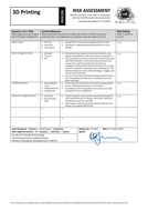 H&S: Risk Assessment Proforma | Teaching Resources