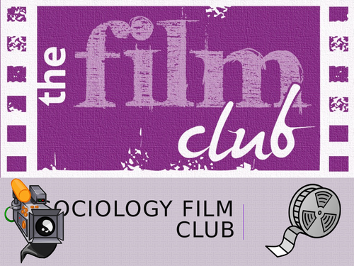 Sociology Film Club Advert & Note Taking Sheet | Teaching Resources