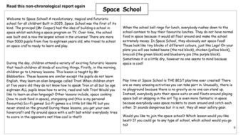 Space School Non-Chronological Report KS2 | Teaching Resources