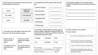 Space School Non-Chronological Report KS2 | Teaching Resources