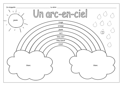 FRENCH - COLOURS - RAINBOW | Teaching Resources