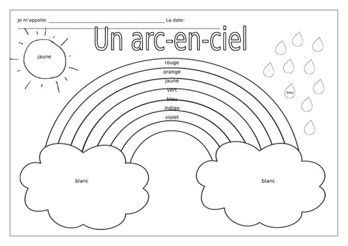 FRENCH - COLOURS - RAINBOW | Teaching Resources