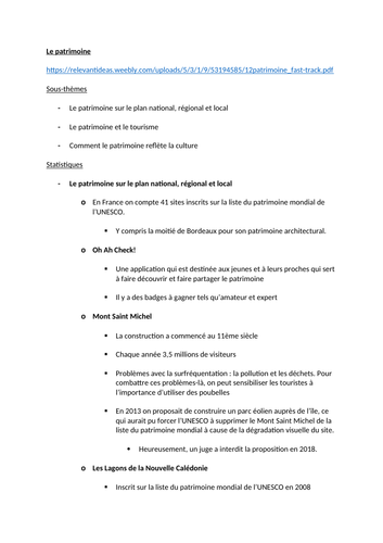 AQA A Level French Speaking Exam Revision | Teaching Resources