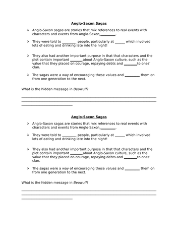 Year 7 - Intro to Anglo-Saxons - Staffordshire Hoard SoW | Teaching ...