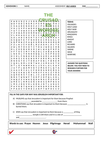 Homework/Research booklets for History - Year 7 through to Year 9 ...