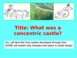 Concentric castles - Year 7 History | Teaching Resources