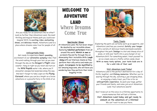 Persuasive Leaflet – Guided Reading Unit (Y3/Y4 | KS2) | 5 Fully ...