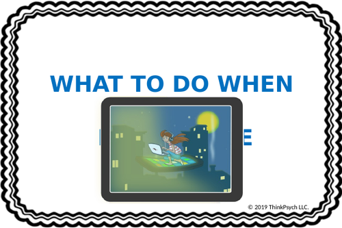 Stopping iPad or Tablet Social Story Narrative with Visuals (EDITABLE ...