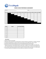 FREE Preference Assessment Data Sheets (ABA and Special Education) | Teaching Resources
