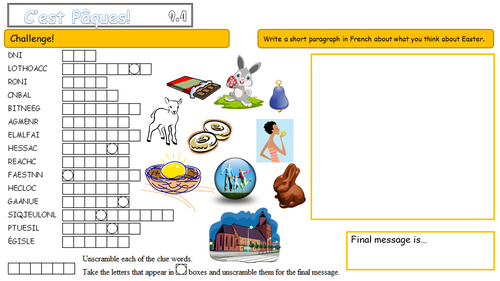 French Easter Booklets | Teaching Resources