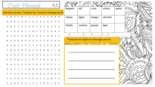 French Easter Booklets | Teaching Resources