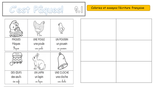 French Easter Booklets | Teaching Resources