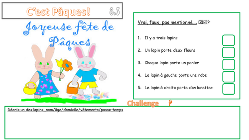 French Easter Booklets | Teaching Resources