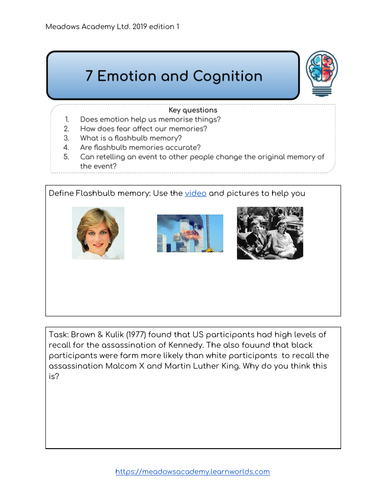 IBDP Psychology: Cognitive | Teaching Resources