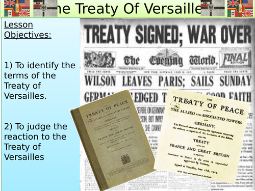 Treaty of Versailles - Terms and Reactions | Teaching Resources