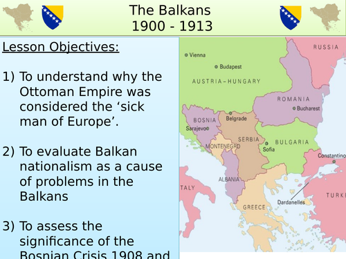 Problems in the Balkans 1900 - 1913 - Causes of WW1 - Bosnian Crisis 1908 and Balkan War ...