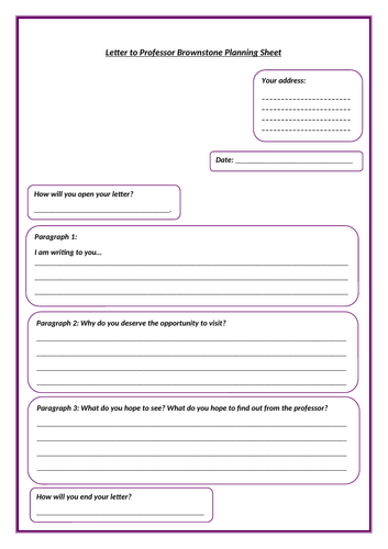 Arthur and the Golden Rope Letter Writing | Teaching Resources