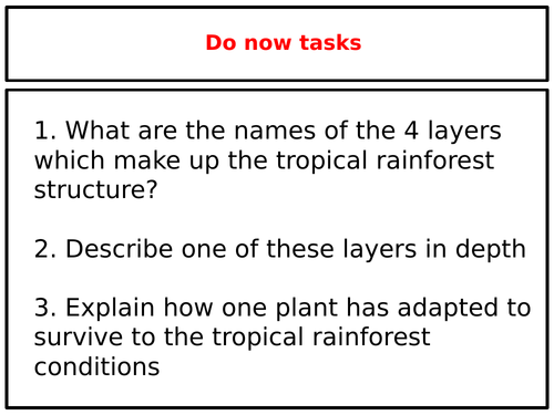 Forest Under Threat | Teaching Resources